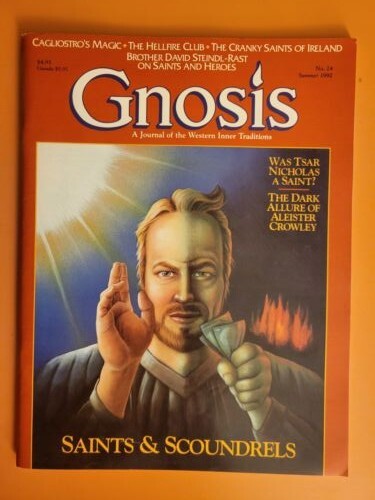 Gnosis Magazine No. 24 Summer 1992 "Saints & Scoundrels" | eBay