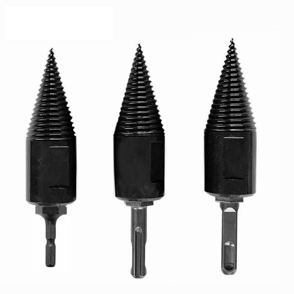 32mm Firewood Splitter Drill Bits Cutting Wood Auger w/Connecting Rod ...