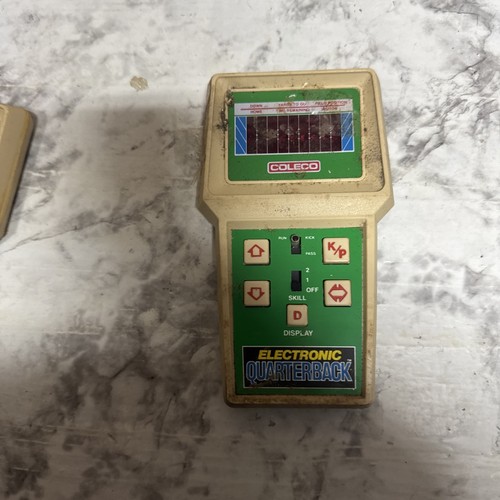 1978 Coleco Electronic Quarterback Handheld Vintage Video game Parts ...