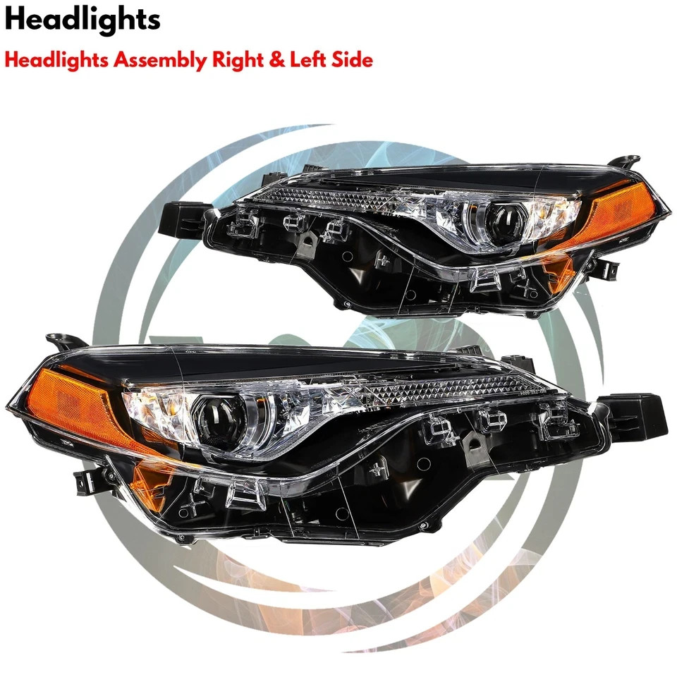 Front Bumper Cover Paintable & Grille Assembly Kit For 2017-2019 Toyota ...