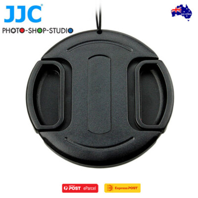 AU*JJC LC-49 Snap on lens cap 49mm w/ String for DSLR Camera Lenses ...
