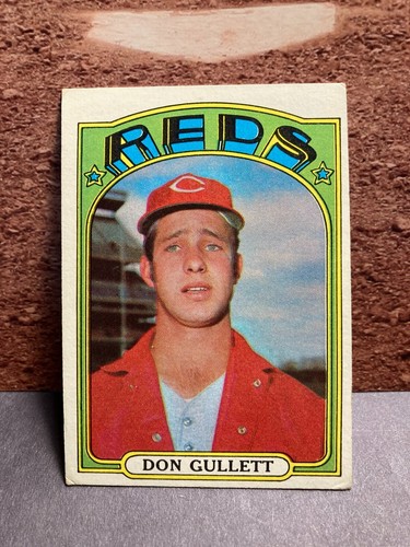 1972 Topps #157 Don Gullett Baseball Card Cincinnati Reds MLB Raw | eBay