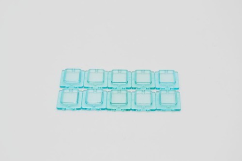 LEGO 10 x Scheibe transparent hellblau Trans-Light Blue Glass Window ...