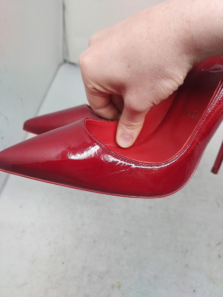 CHRISTIAN LOUBOUTIN So Kate Red Patent Leather Pump Size EU 39 US 9 ...