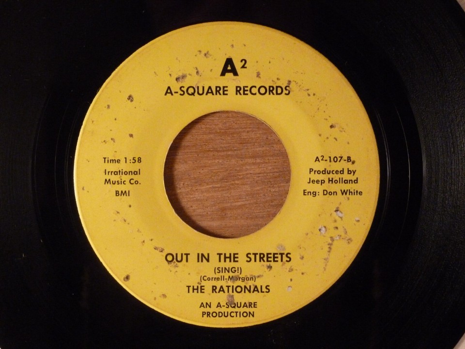 The Rationals I Need You/Out In The Streets Detroit Garage, Soul 1967 A ...