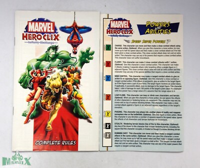 Heroclix Infinity Challenge Starter Set Rulebook Powers and Abilities ...