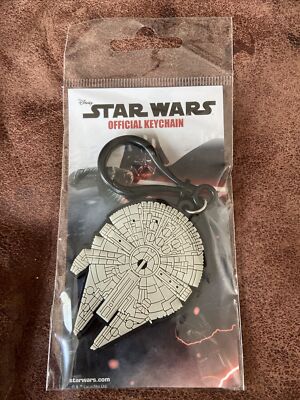 Official Star Wars Millennium Falcon with Metal Carabiner Swivel Ring ...