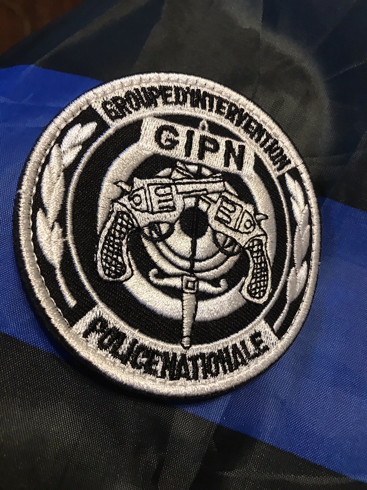 Group Intervention Police National (GIPN) French Police Embroider Hook ...