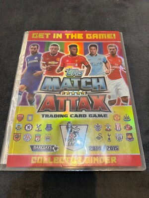 Topps Match Attax 2014/2015 Binder / Folder With 319 Cards (Free P+P ...