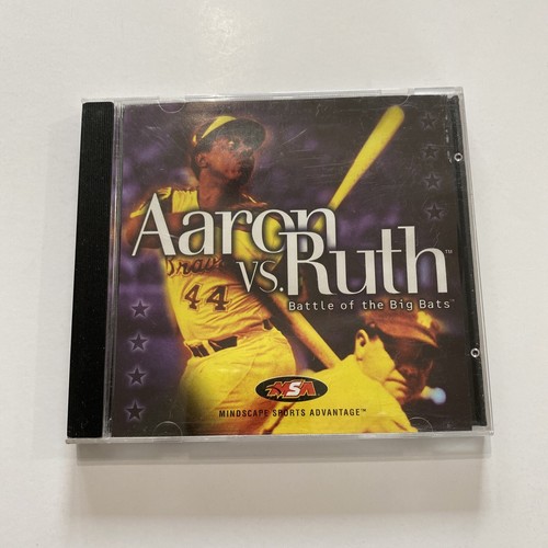 Aaron Vs. Ruth Battle Of The Big Bats PC CD-ROM WIN 95 Vintage Computer ...