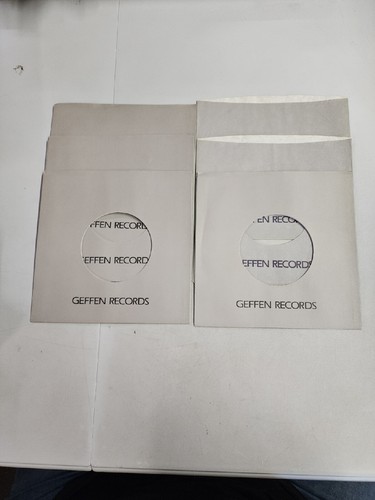 45 RPM 7" RECORD SLEEVES CO. SLEEVE 6 PACK SEE PHOTOS - Geffen (SLV85 ...