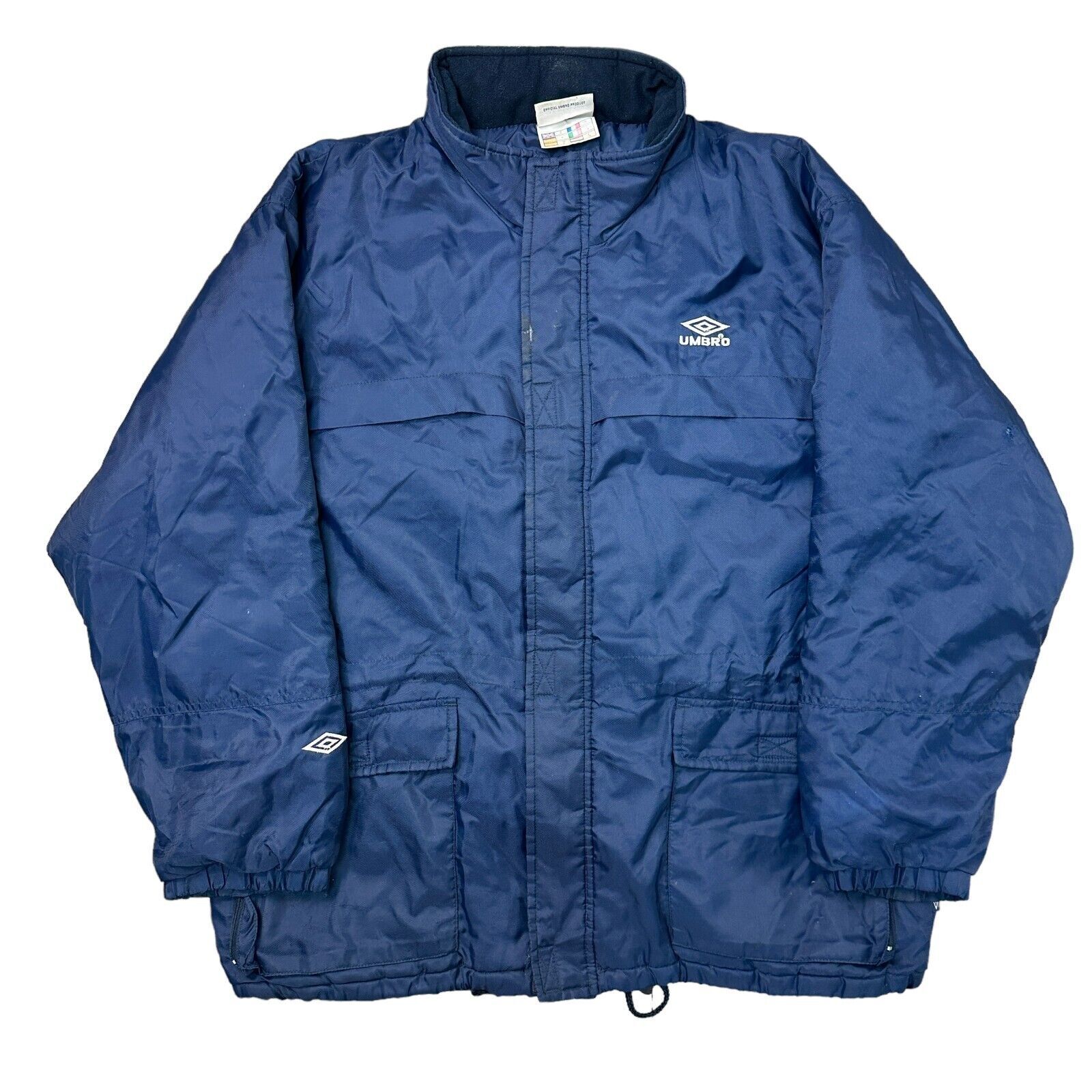 Umbro Puffer Jacket Vintage Quilted Winter Outdoor Ho… - Gem