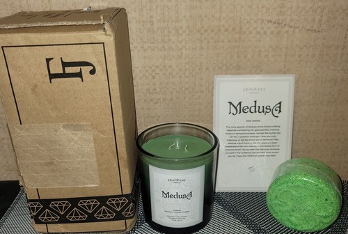 2 Fragrant Jewels Bathbomb and Candle Set Medusa Snake Ring Size 6 | eBay