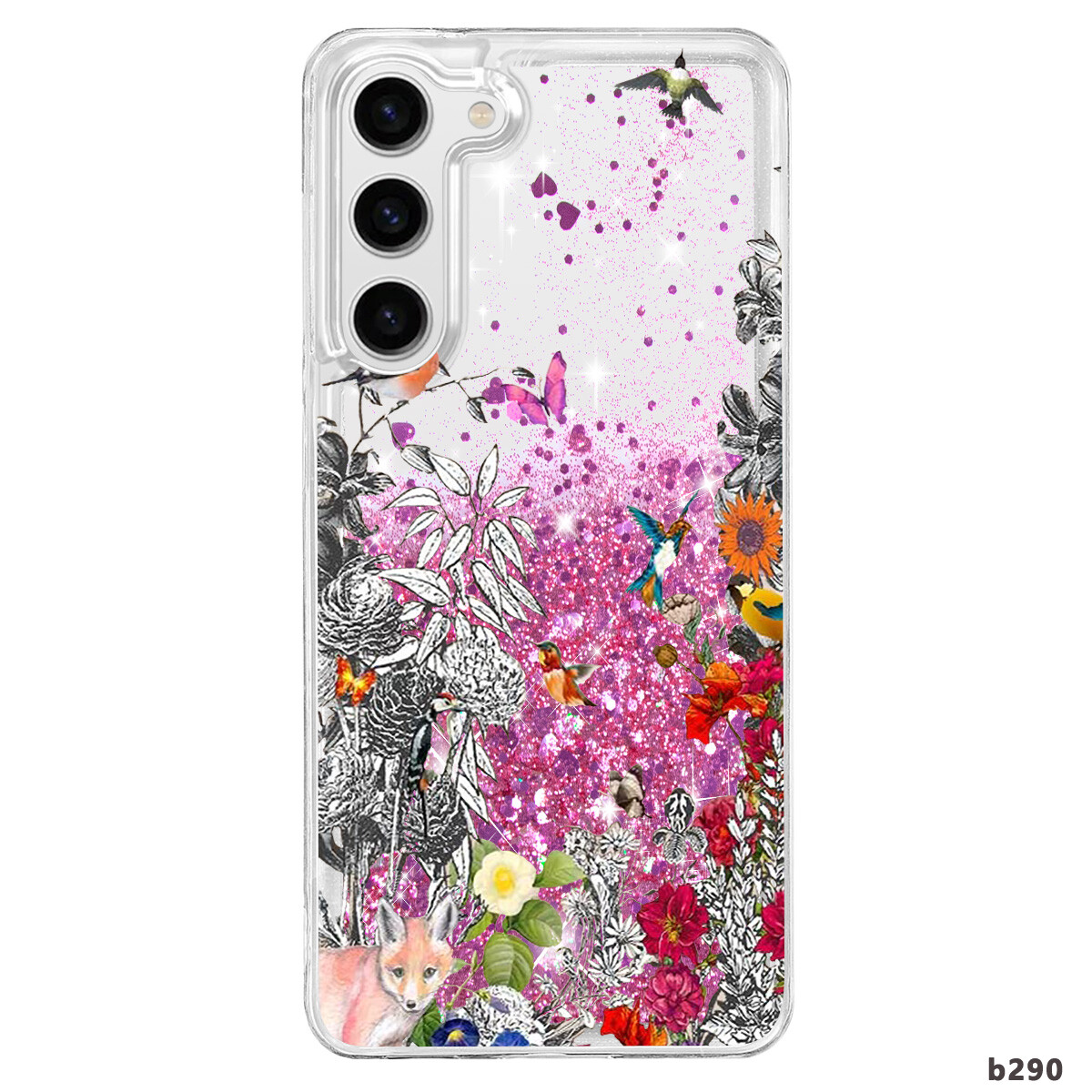 Bling Liquid Glitter Crystal TPU Phone Case Cover for Galaxy S24 S25 ...