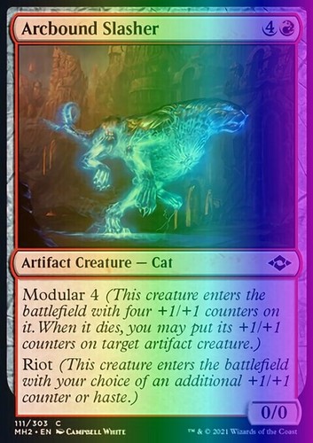 Magic the Gathering MTG Arcbound Slasher (111) Modern Horizons 2 NM ...