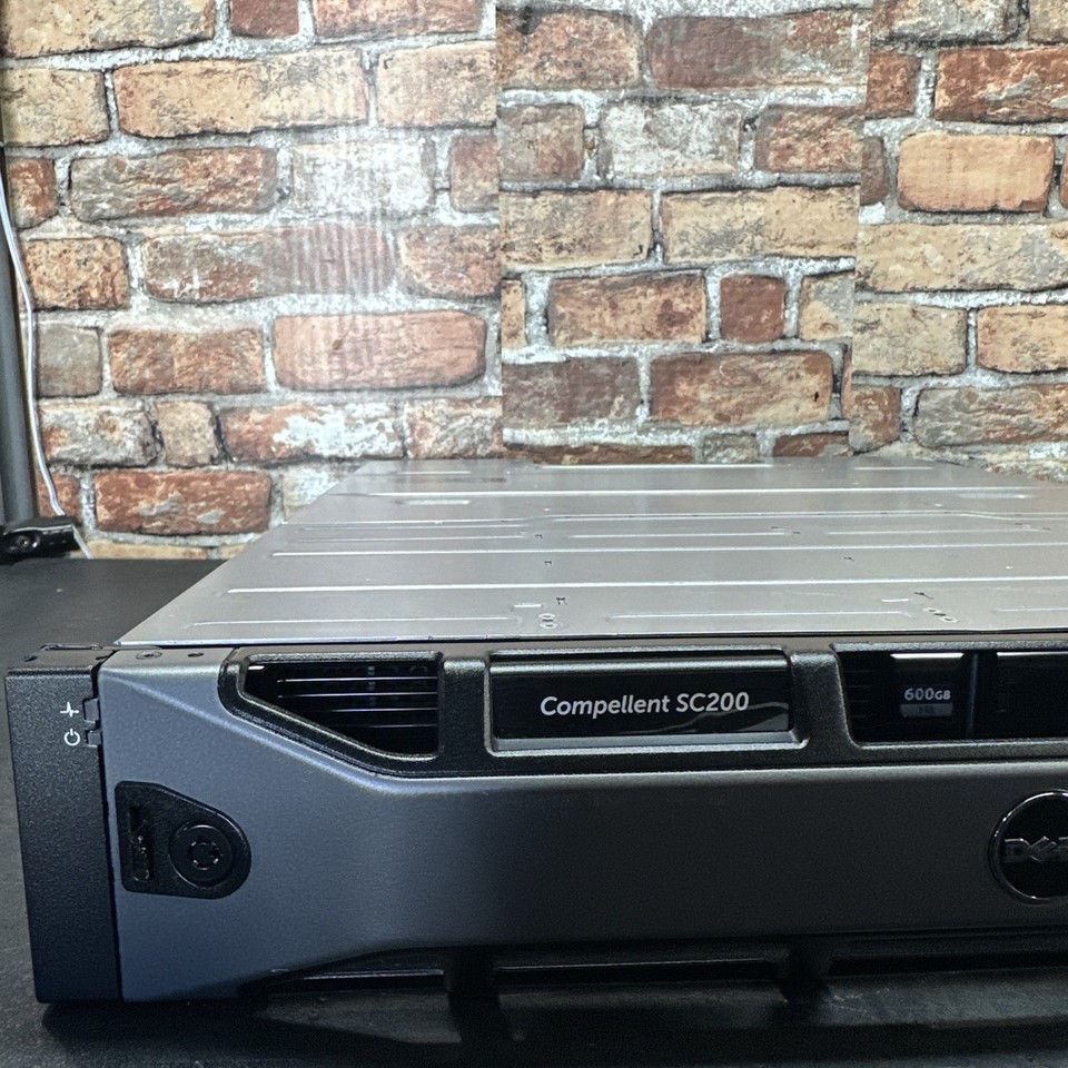 Dell Compellent SC200 12-Bay 3.5” SAS Storage Array 2x SC2 Controllers ...