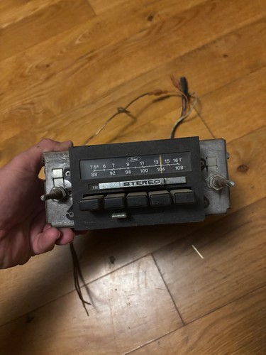 Factory-style Philco/Ford push-button AM/FM stereo. Fitment: 1973–1977 ...