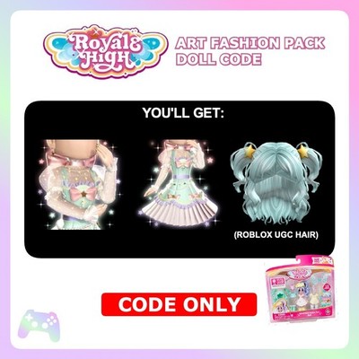 Royale High Stardust Set School Spirit Fashion Pack Art Starry Pigtails ...