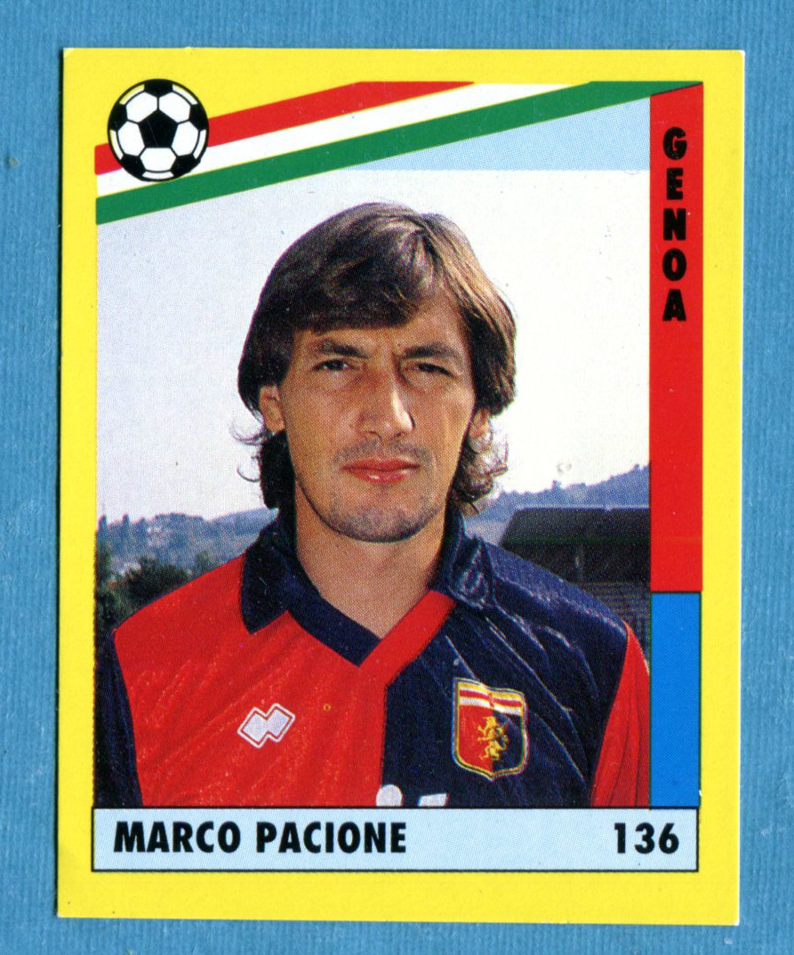 IL GRANDE CALCIO '91 Vallardi-Figurina-Sticker n. 136 - PACIONE - GENOA ...