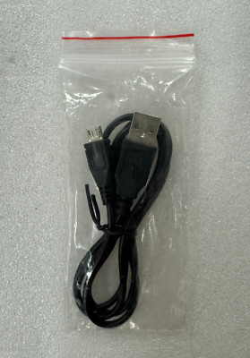 2 PCs 2.5' USB 2.0A Male to Micro B Male Data or Charger cable E341894 ...