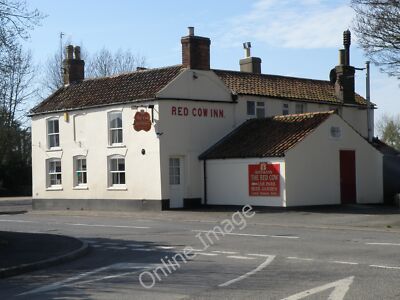 Photo 12x8 Red Cow Inn, Fishtoft Village pub at Fishtoft. c2010 | eBay UK