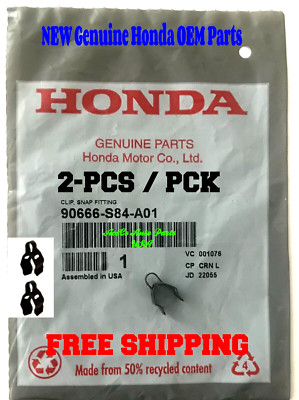 NEW GENUINE 98-22 HONDA 1998-2022 Trim Snap Fitting Clip 2 PCS / PCK | eBay