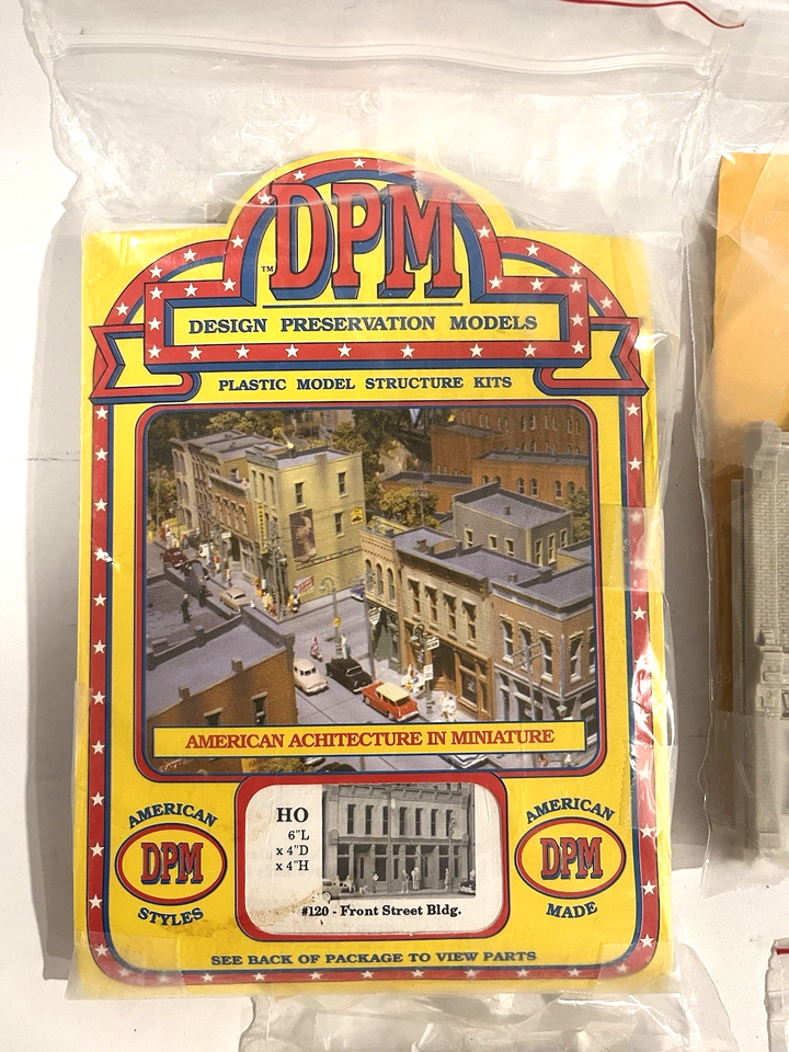 LOT of 4 HO Scale DPM Kits #108 Goodfellows, #120 Front Street, #301-10 ...