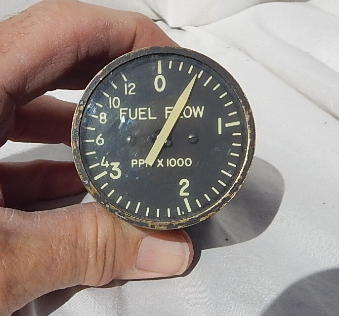 F-4 Phantom, F-100 Super Sabre, F-104 Fuel Flow Indicator Gauge ...
