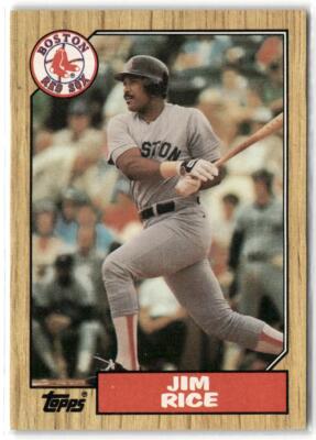 Jim Rice 1987 Topps #480 - K6388 | eBay