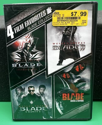 4 Film Favorites: Blade Collection (DVD, 2009) Wesley Snipes ...