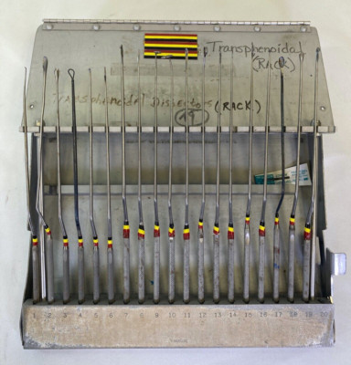 Set of 19 V. Mueller Transsphenoidal Dissector Instrument Set w/ Case ...