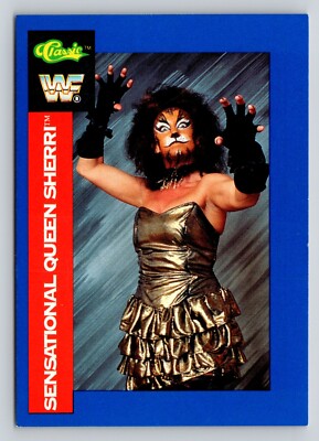 Trade Card 1991 Classic Games WWF Sensational Queen Sherri #58 ...