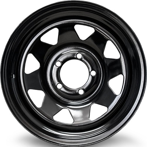 4 Wheels 15" FT33 15x6 5x114.3 Gloss Black 0ET 83.7CB (FT3315651140GB) | eBay