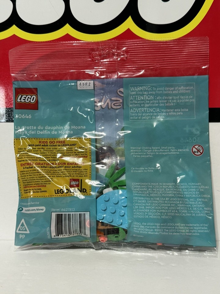 LEGO 30646 DISNEY MOANA'S DOLPHIN COVE NEW IN POLYBAG DISNEY PRINCESS ...