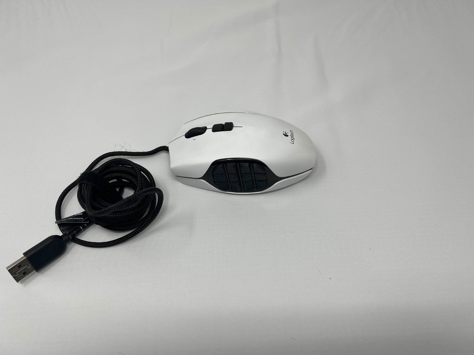 Logitech G600 MMO Mouse White - Rare Edition, 12 Programmable Buttons ...