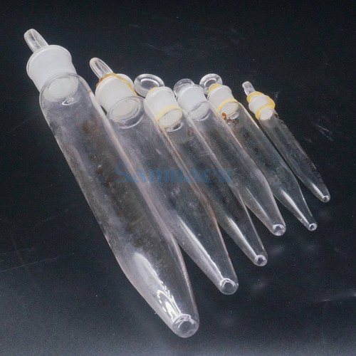 5-100ml Lab Glass Conical Bottom Centrifuge Tube Scaled With Stopper ...