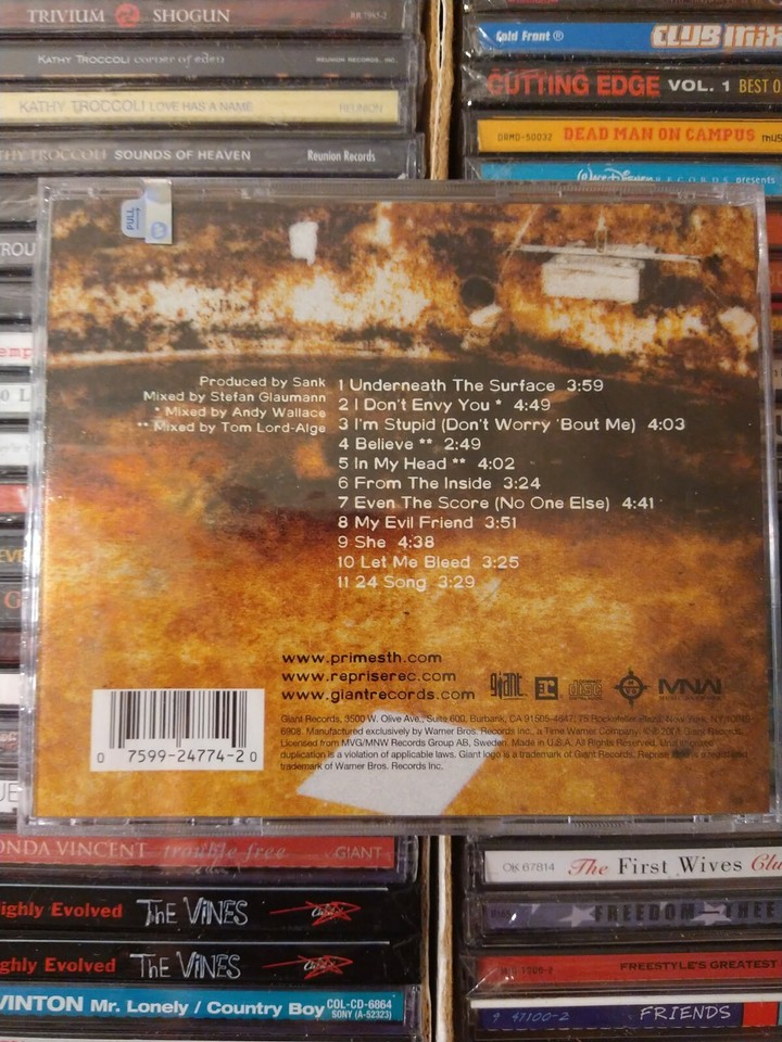 PRIME STH / Underneath The Surface CD 2001 NEW SEALED 75992477420| eBay