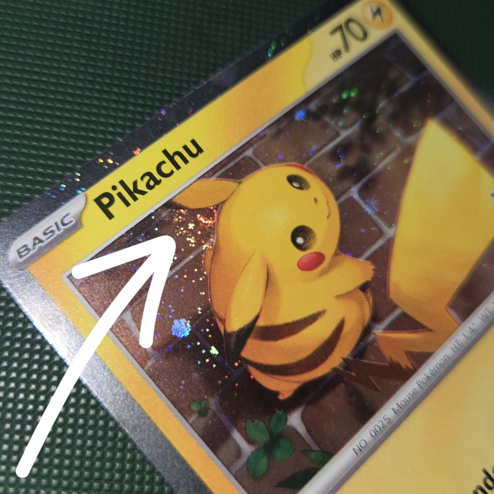 DOUBLE CHEEK WHOLE SWIRL 🌀💫 NM Pikachu 051/162 30th Anniversary Pokemon ...
