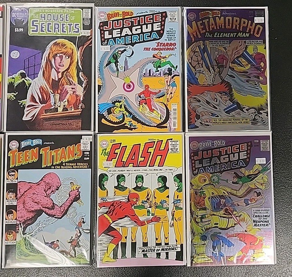 Lot of 12 DC Comics Facsimile Edition Golden, Silver, Bronze Age ...