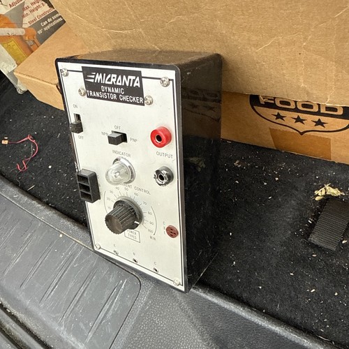 Micronta Dynamic Transistor Checker Tester Tandy Radio Shack VTG ...