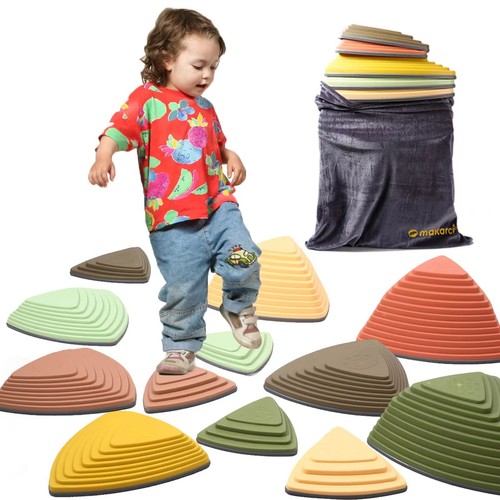 Stepping Stones for Kids 12pcs Obstacle Courses Play Indoor Outdoor ...
