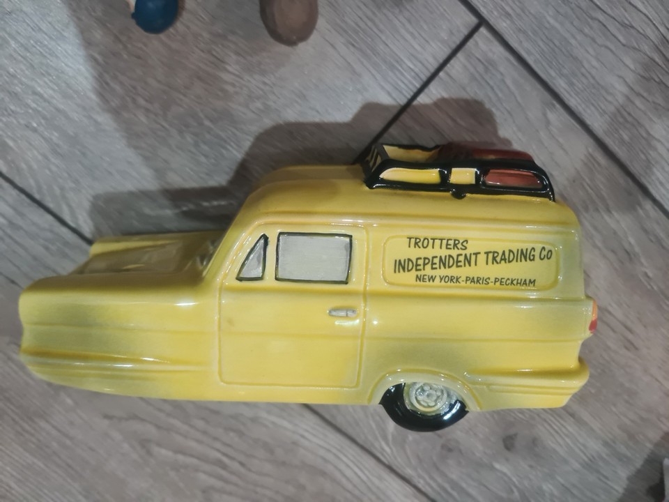Only Fools And Horses Del Boy Boycie ceramic Money Bank Van Collectable ...