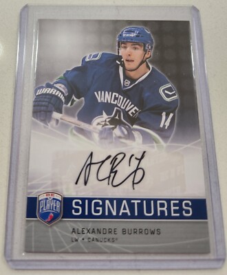 2008-09 Upper Deck Be a Player ALEXANDRE BURROWS - Auto Signatures #S ...