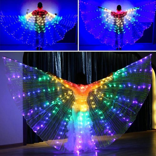 Luminous LED Wings Performance Costume Stage Performance | eBay