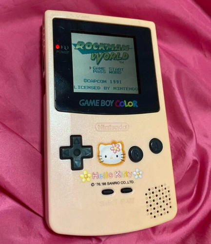 Nintendo Game Boy Color Sanrio Hello Kitty Pink System CGB-001 Japan | eBay