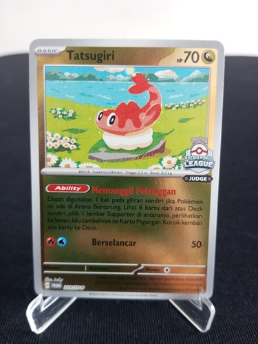 Tatsugiri Exclusive Premier Ball League Judge Pokémon Indonesia Promo ...