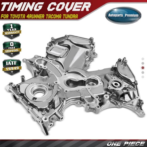 Engine Timing Cover w/ Oil Pump for Toyota 4Runner Tacoma Tundra V6 4 ...