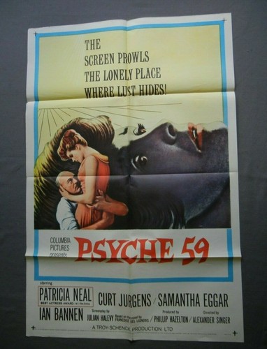 PSYCHE 59 - Original 1964 movie poster PATRICIA NEAL SAMANTHA EGGAR 27 ...