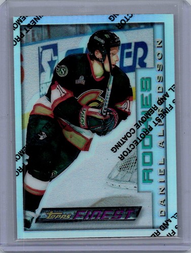 1996-97 TOPPS NHL PICKS ROOKIE STARS REFRACTOR DANIEL ALFREDSSON RC ...