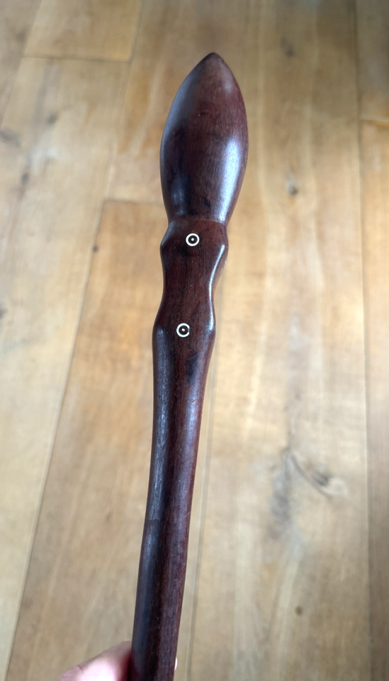 Antique Australian Aboriginal Hardwood Heavy Leangle - Waddy Throwing ...